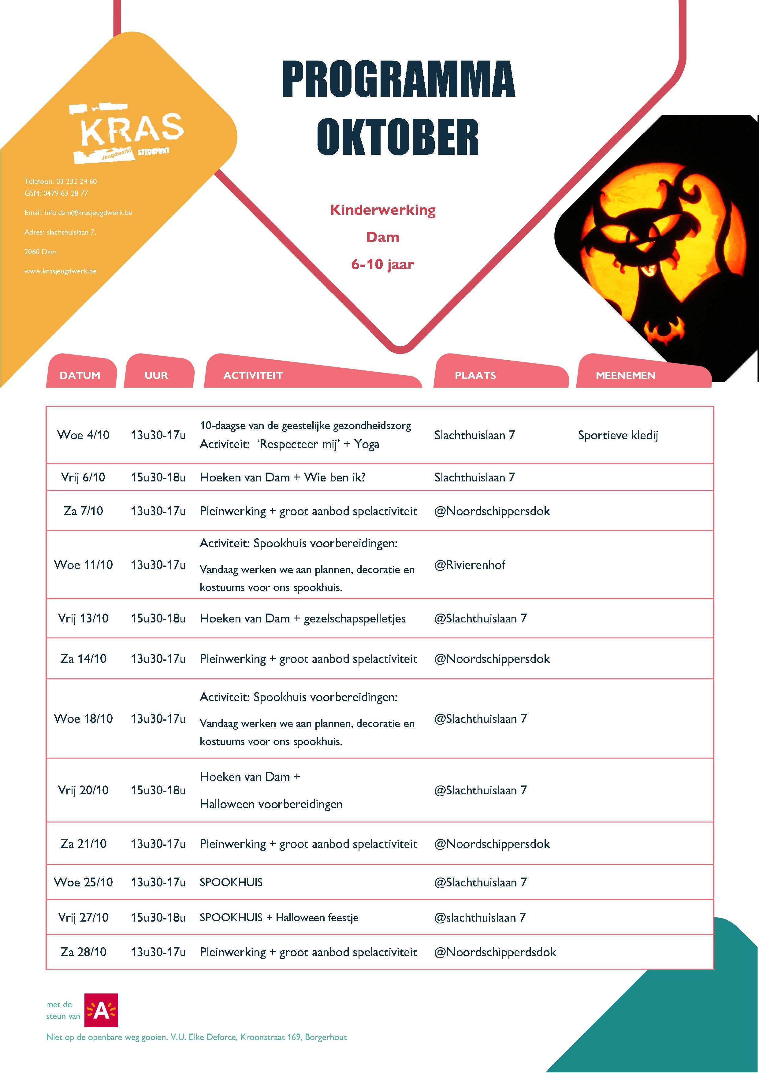 Programma Dam | Kras Jeugdwerk